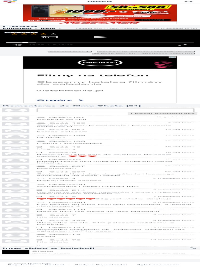Chata - (Filmowo) - Video W Vider - Info PDF | PDF