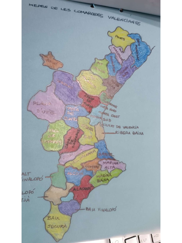 Mapas Comarcas Valencianas | PDF