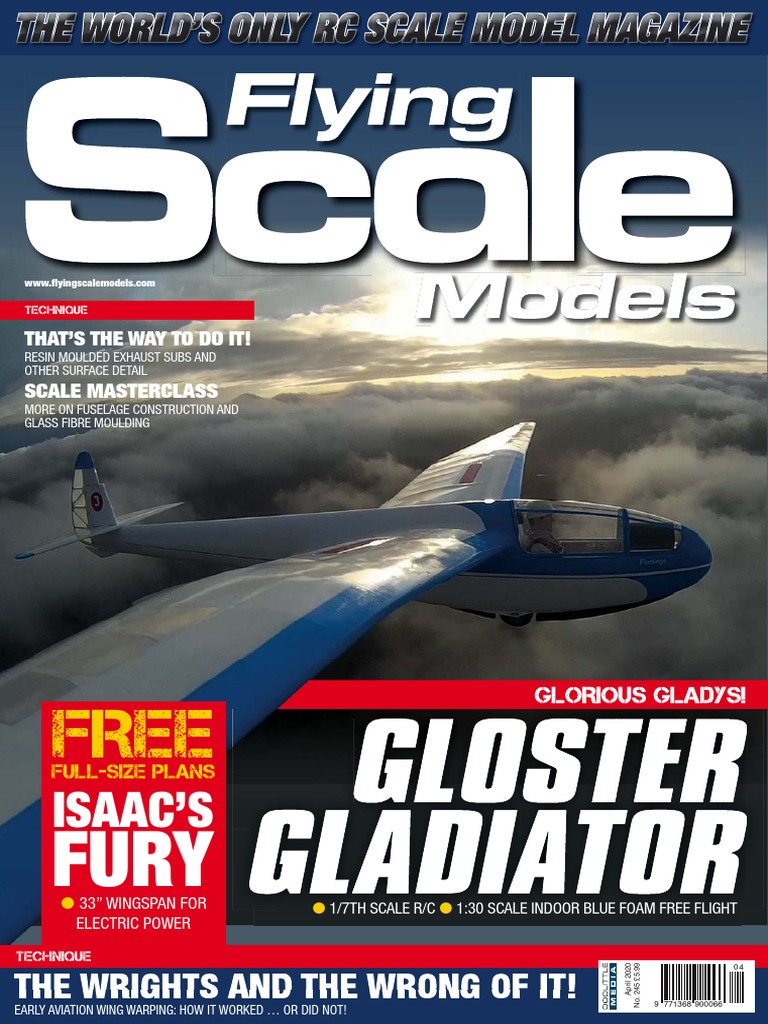 Flying Scale Models 2020-04 | PDF | Plywood | Fuselage