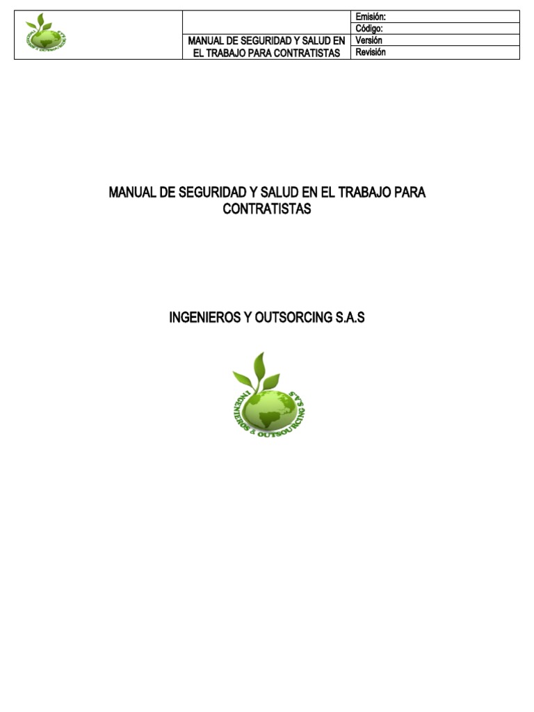 Manual SST para Contratistas | PDF | Business