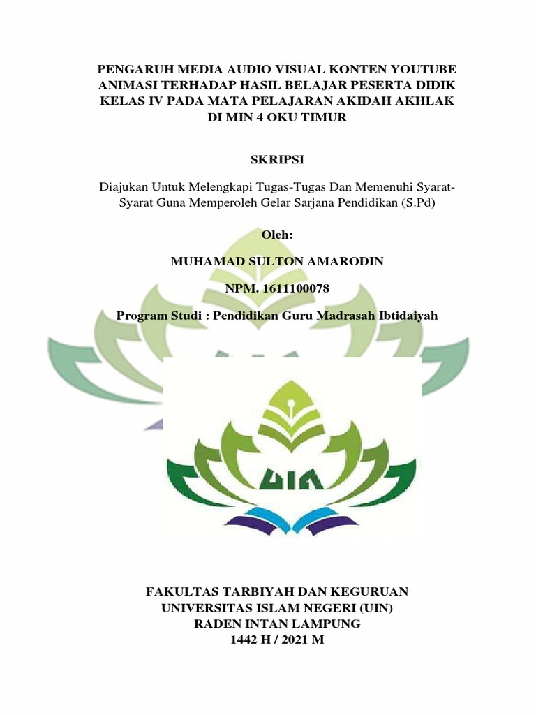 Pengaruh Media Audio Visual Konten Youtube | PDF