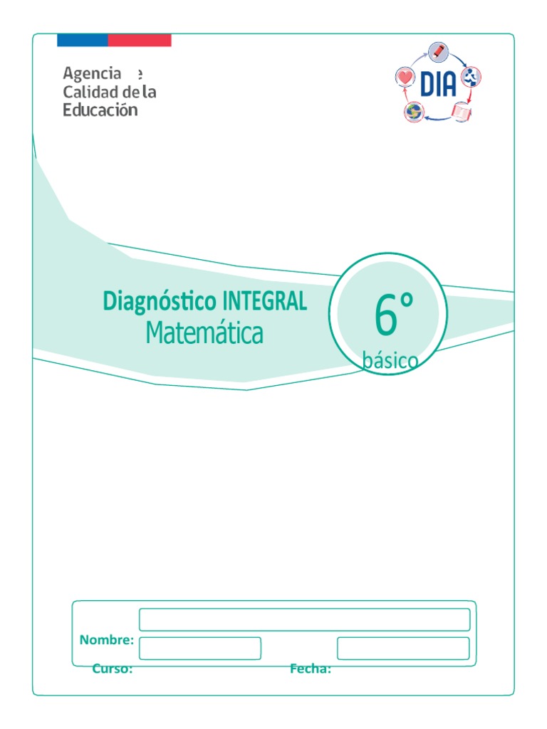 Prueba Matematica 6 Basico Pdf