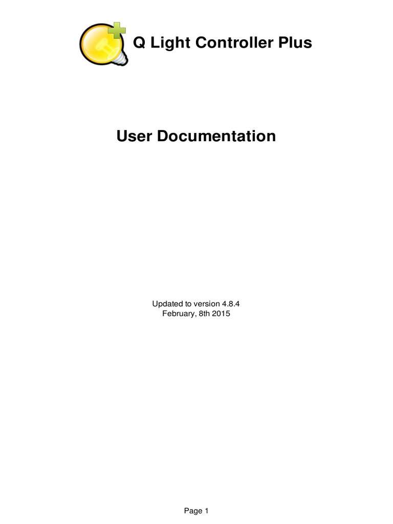 QLC+ Manual 4.8.4 PDF | Download Free PDF | Computer Science | Computer Engineering