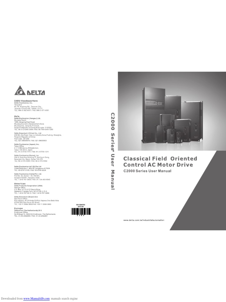 c2000 Series PDF | Download Free PDF | Electromagnetic Interference | Electric Motor