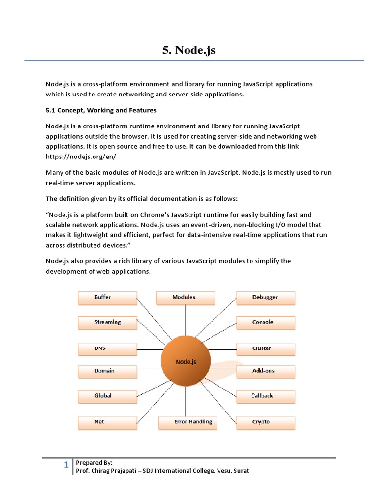 Node - Js | PDF | Hypertext Transfer Protocol | World Wide Web