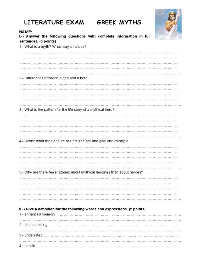 Exam Heroes 1 | PDF | Mythology