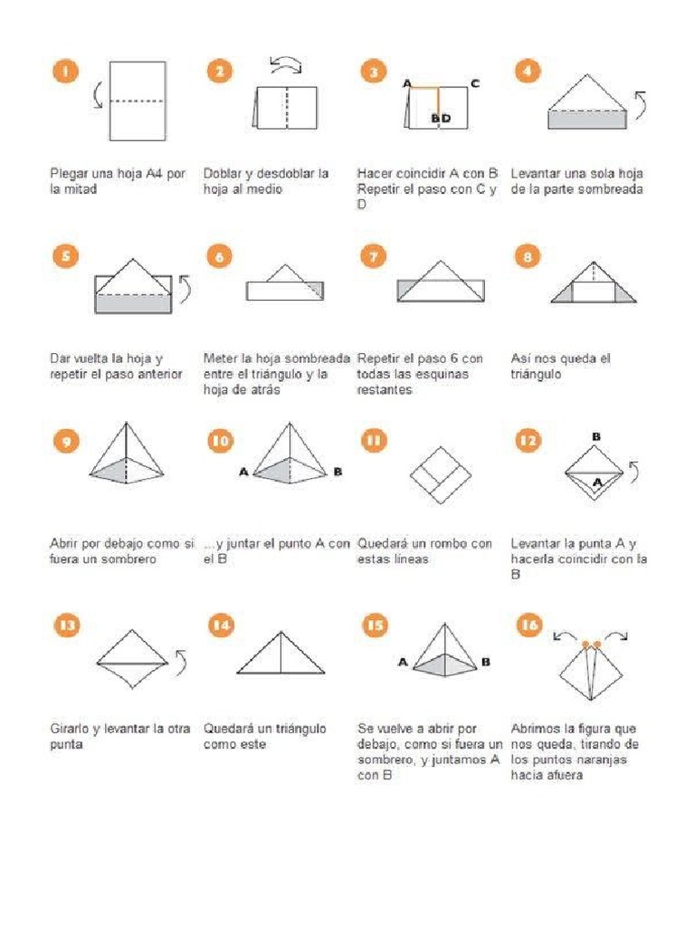 Instrucciones Barco de Papel | PDF