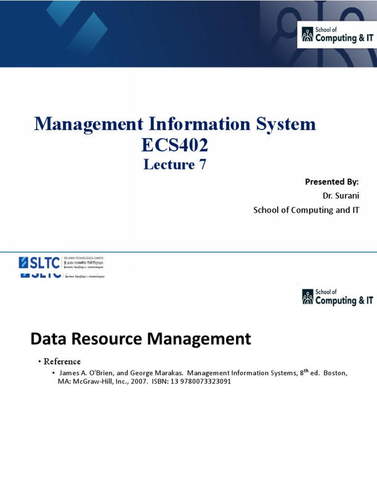 Lect 7 Database Managment Pdf Databases Relational Database