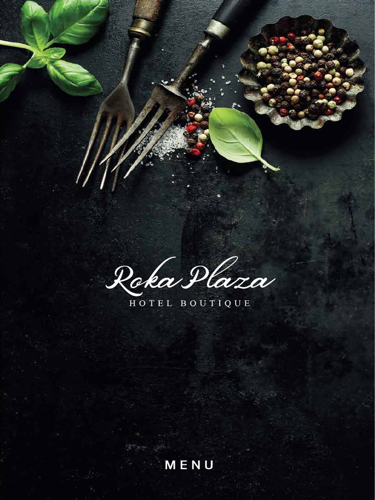 Menu Roka Plaza PDF | PDF | Alimentos | Cocina