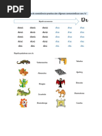 Aprendiendo A Leer Dra, Dre, Dri, Dro, Dru | PDF