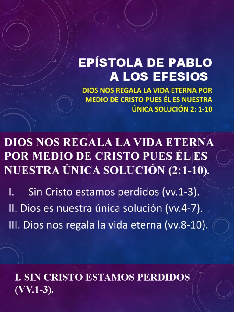 Efesios 2 1-10 | PDF