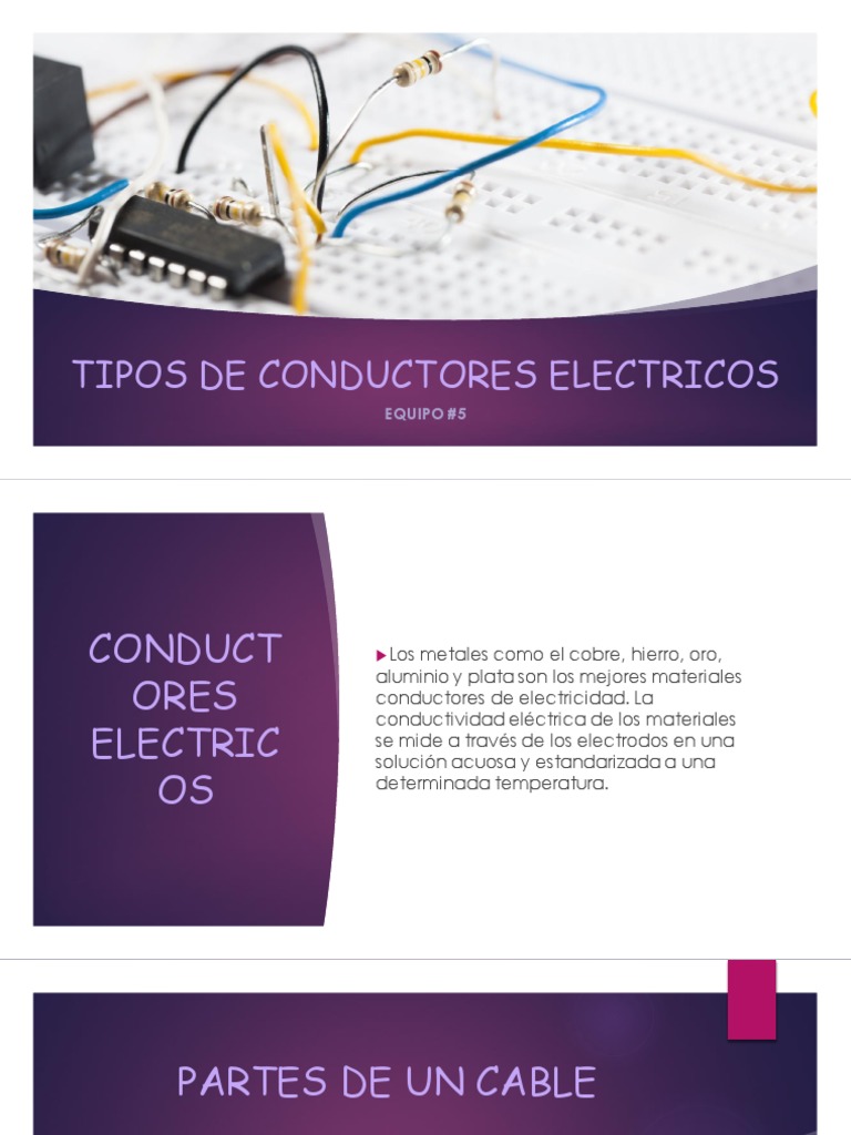 Tipos de Conductores Electricos 203 | Descargar gratis PDF | Conductor electrico | Aislador ...