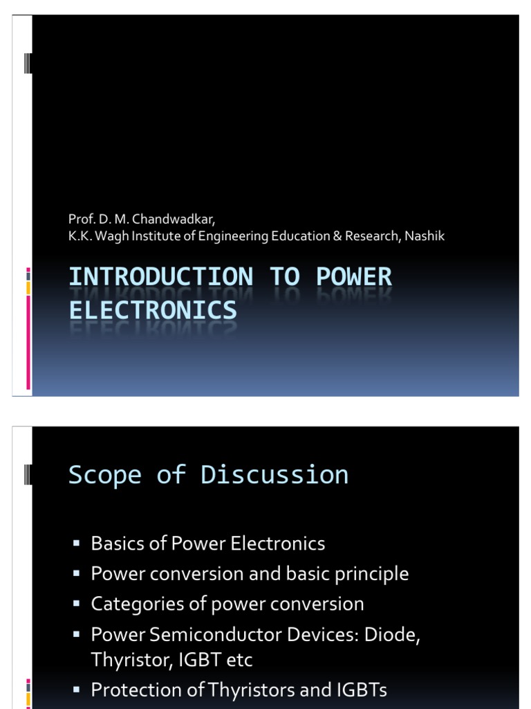 Prof. D. M. Chandwadkar, K.K. Wagh Institute of Engineering Education ...