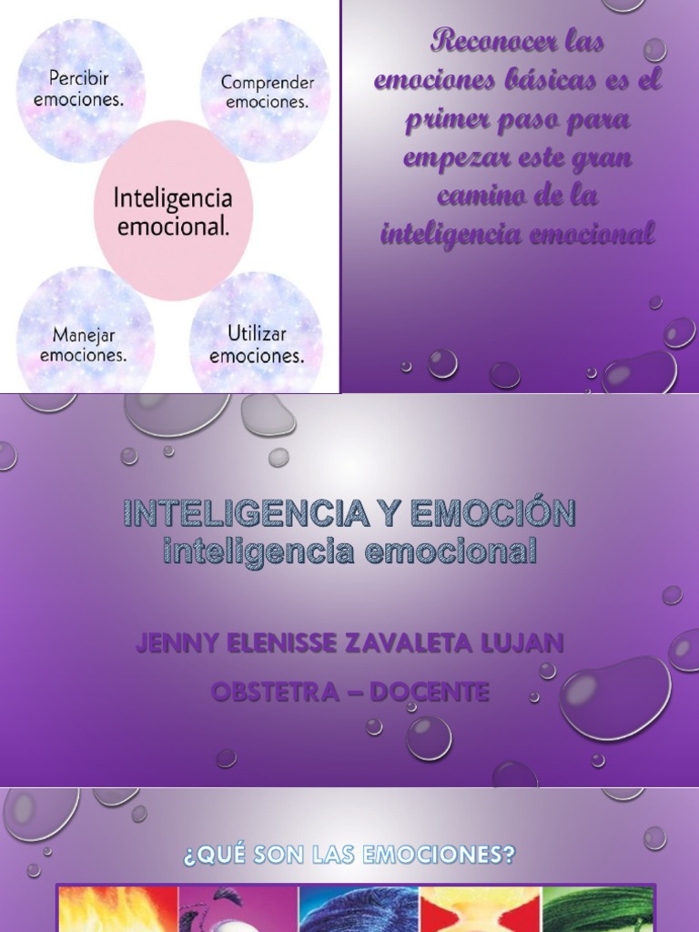 Inteligencia Y Emoción Pdf Pdf Las Emociones Inteligencia