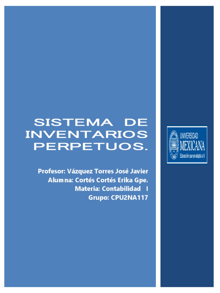 Inventarios Perpetuos | PDF | Inventario | Contabilidad