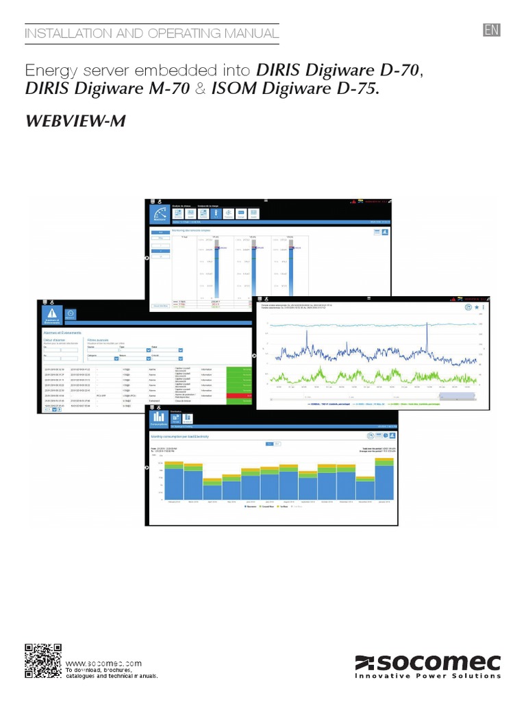 Webview M Energy Server Embedded Into Diris Digiware D 70 m70 Isom Digiware D 75 Installation ...
