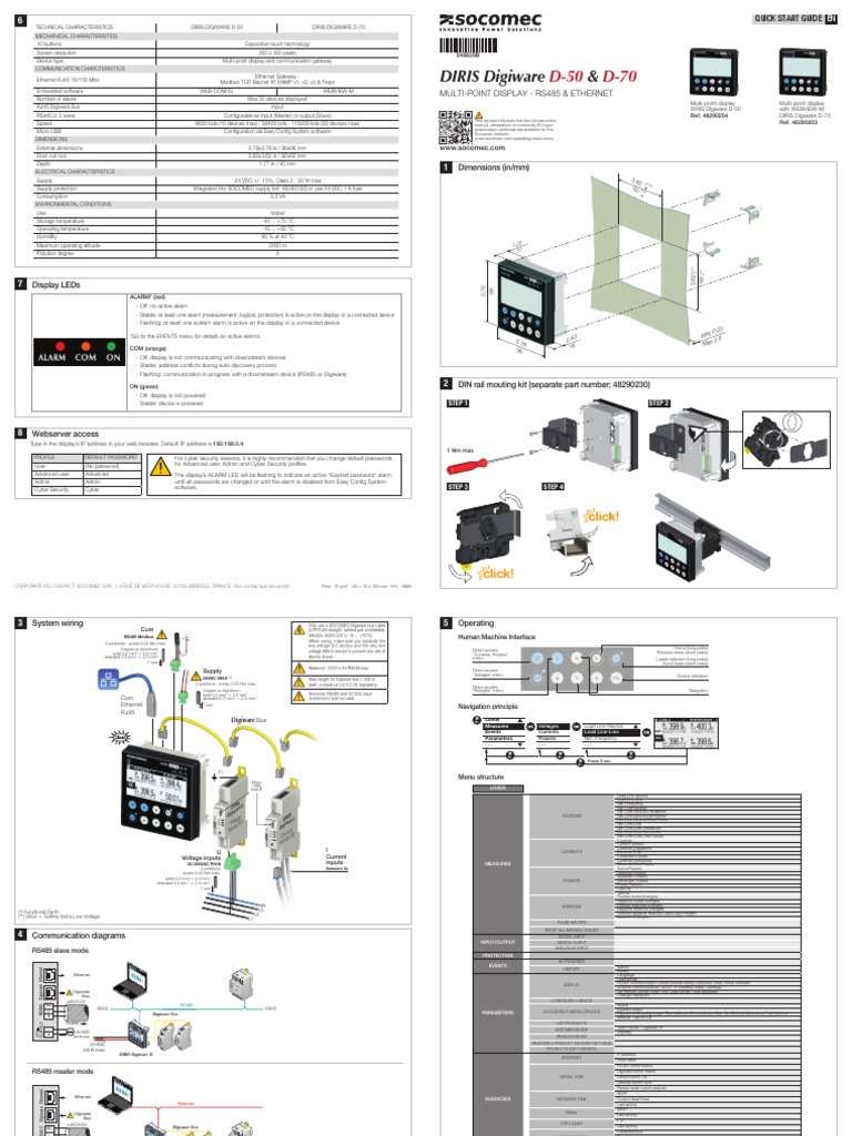 Diris Digiware D 50 & D 70 Quick Start Guide 2022-02-549829 en | PDF | Computer Engineering ...