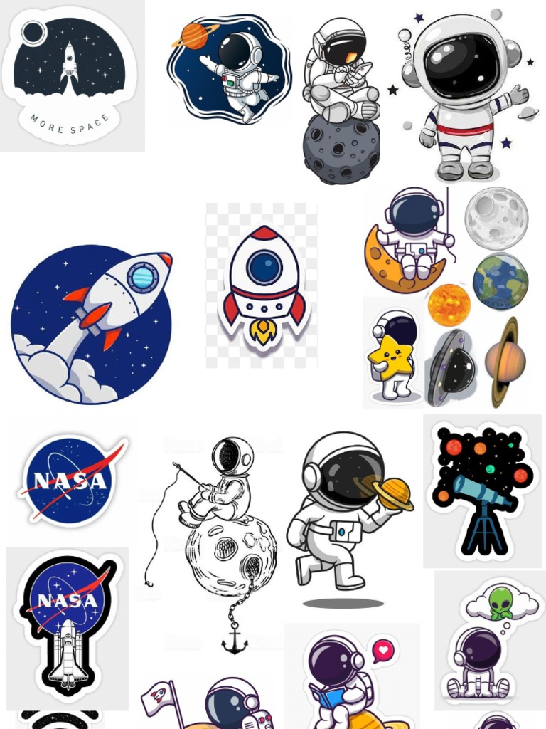 Stikers Astronautas | PDF