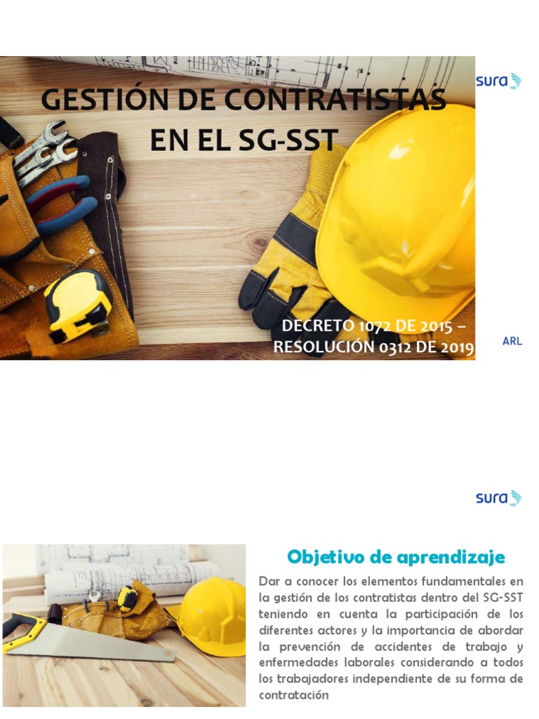 PECV 080222 Gestión de Contratistas en El SGSST PDF | PDF