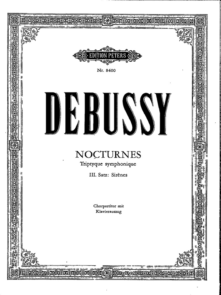 Debussy - Nocturnes (PV) | PDF