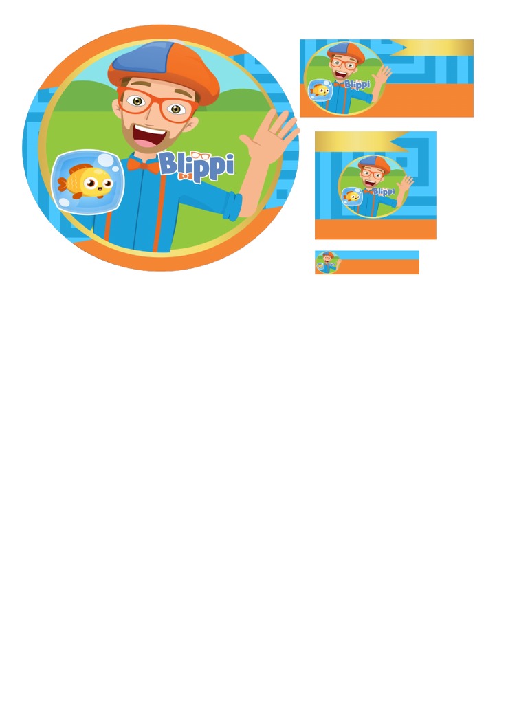 Kit Etiqueta Escolar Blippi | PDF
