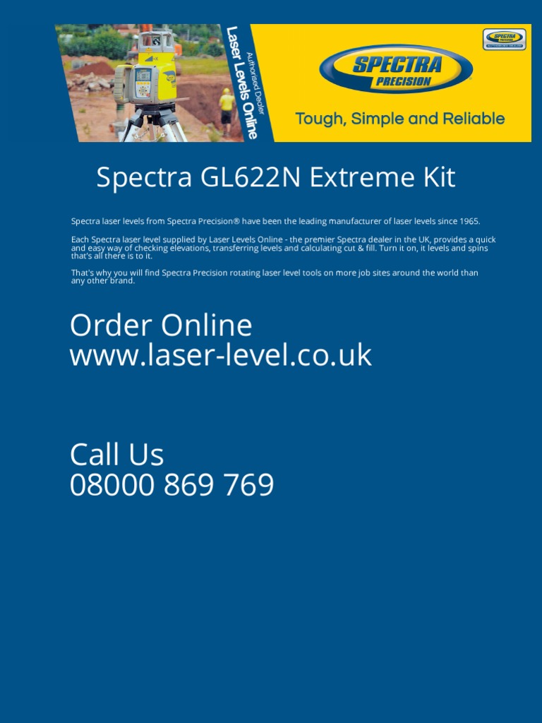 Spectra GL622N User Guide | PDF