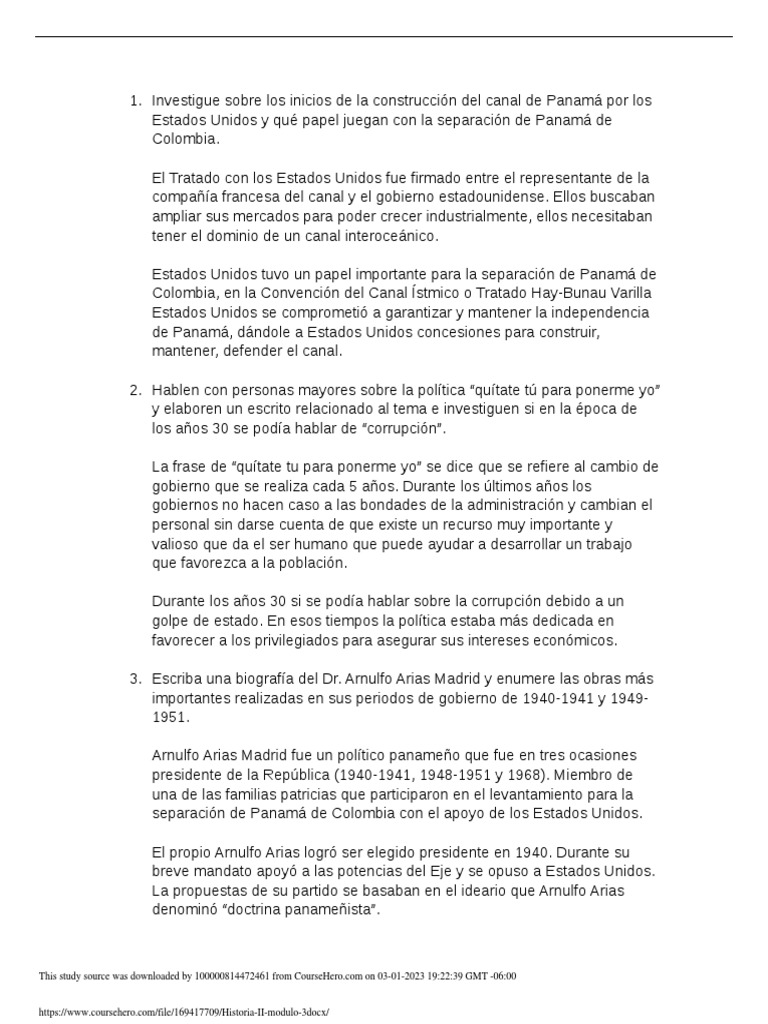 Historia II Modulo 3 | PDF | Gobierno