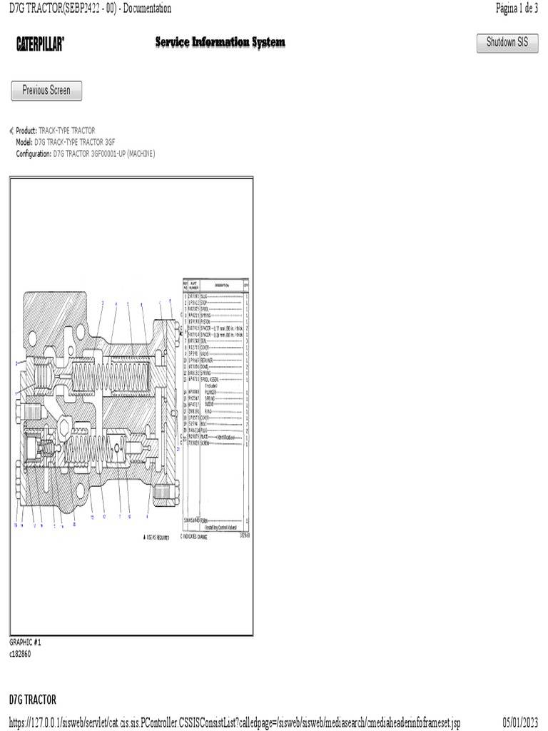 D7G-8P7791 Pressure Control Valve Group | PDF | Machines | Mechanical ...