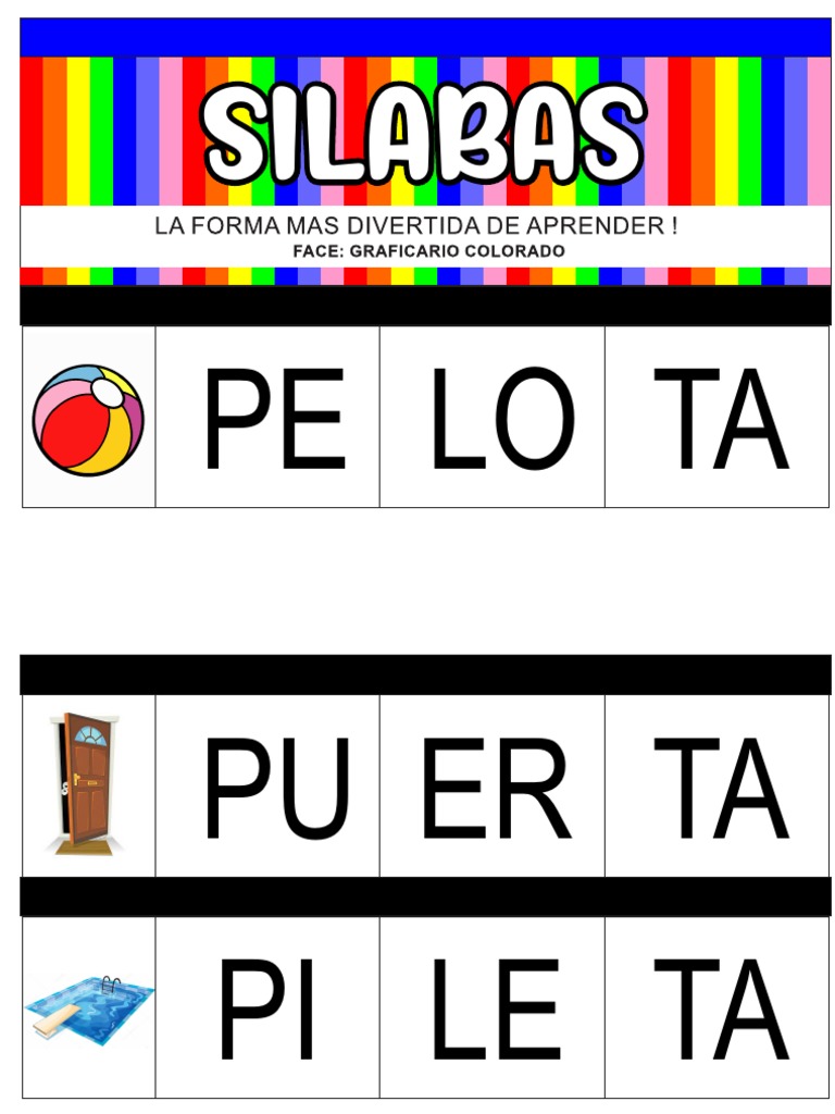 ? Silabas de Tres PDF | PDF