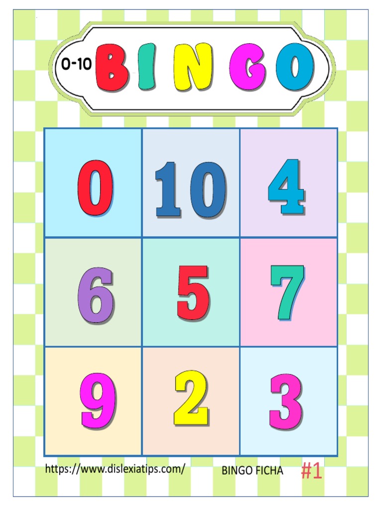 Bingo 0 10 Numeros | PDF