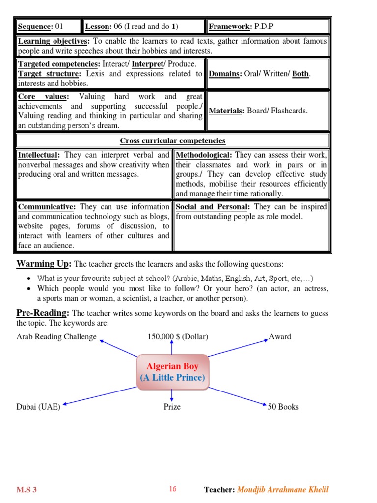 3 MS 2nd Generation Sequence One - Me, My Abilities, My Interests and My Personality - All ...