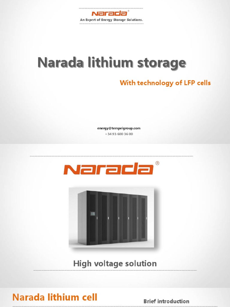 Narada Lithium Storage | PDF | Alternating Current | Energy Storage