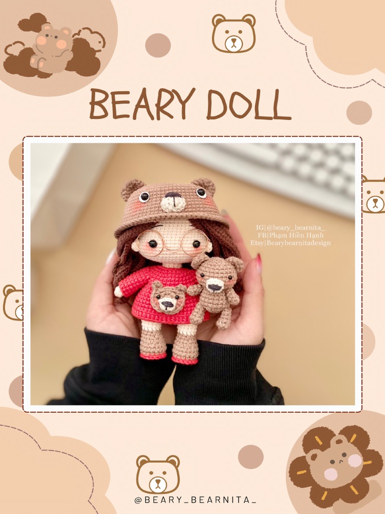 BEARY BEARNITA Muñeca Oso Mini Beary Doll | PDF