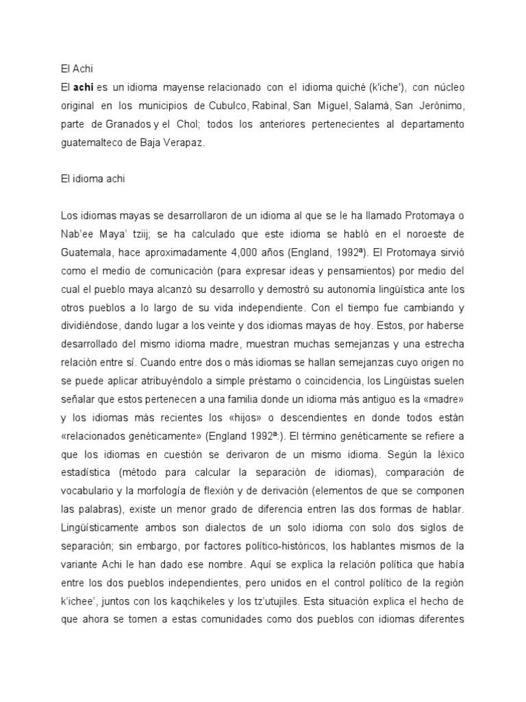 El Achi | PDF | Escritura | Alfabeto