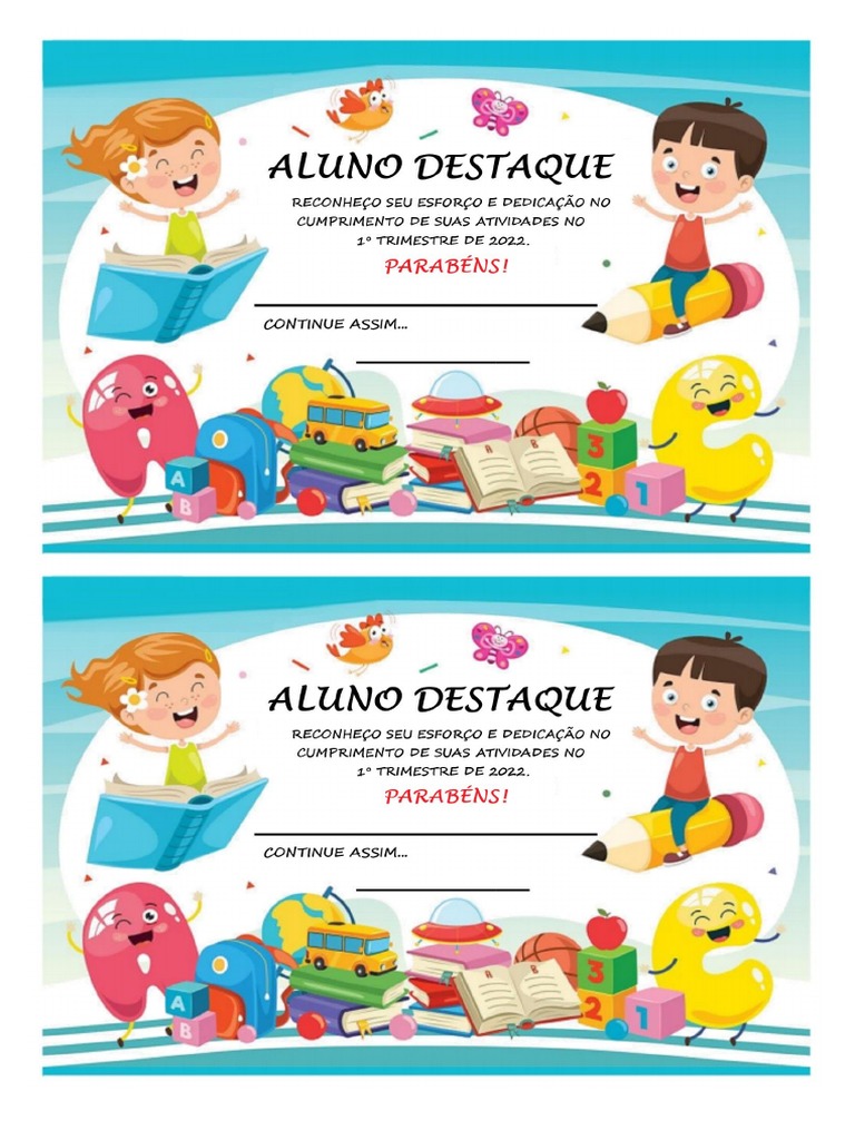 Aluno Destaque | PDF