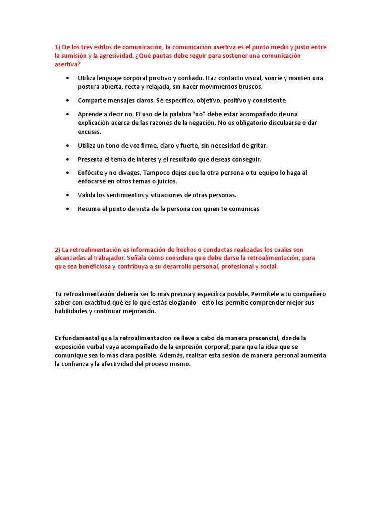 FORO 2.odt | PDF | Crecimiento personal y profesional