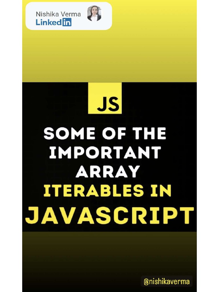 ?array Iterables in Javascript | PDF ?array Iterables in Javascript | PDF