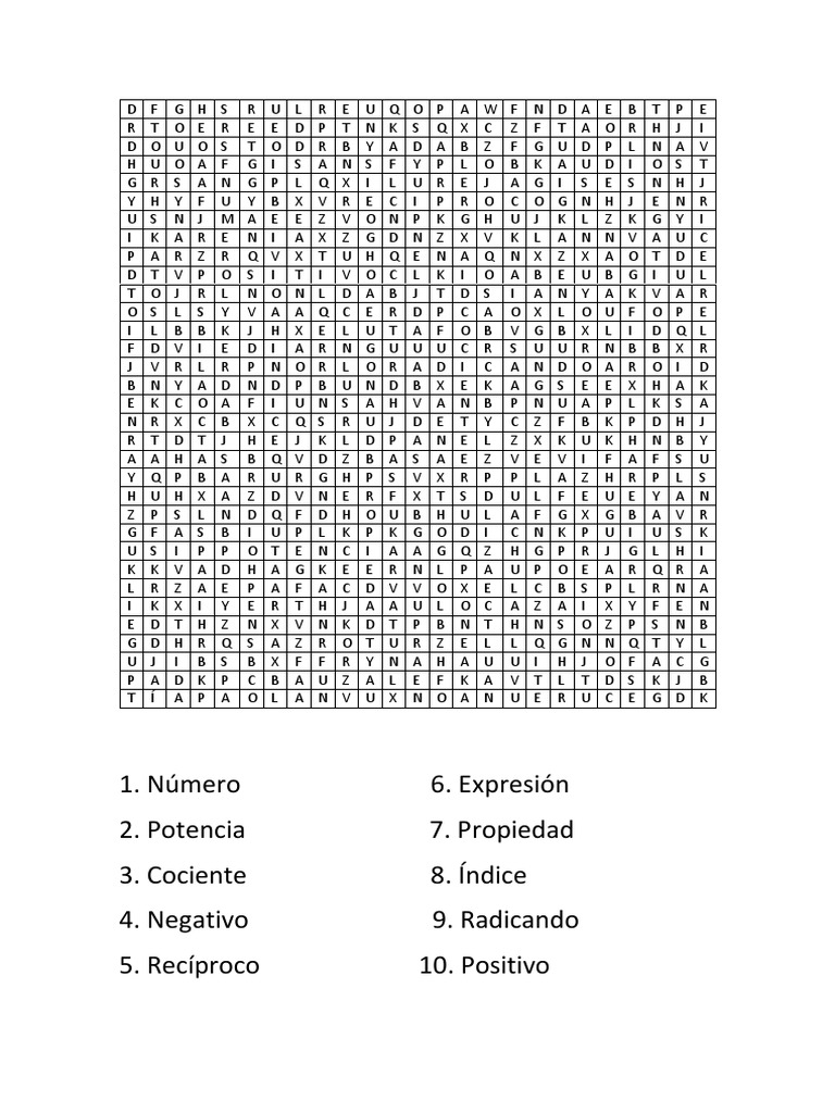 sopa de letras | PDF | Ajedrez