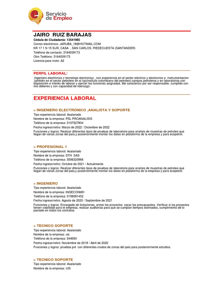 Jairo Ruiz Barajas - 3765204 PDF | PDF