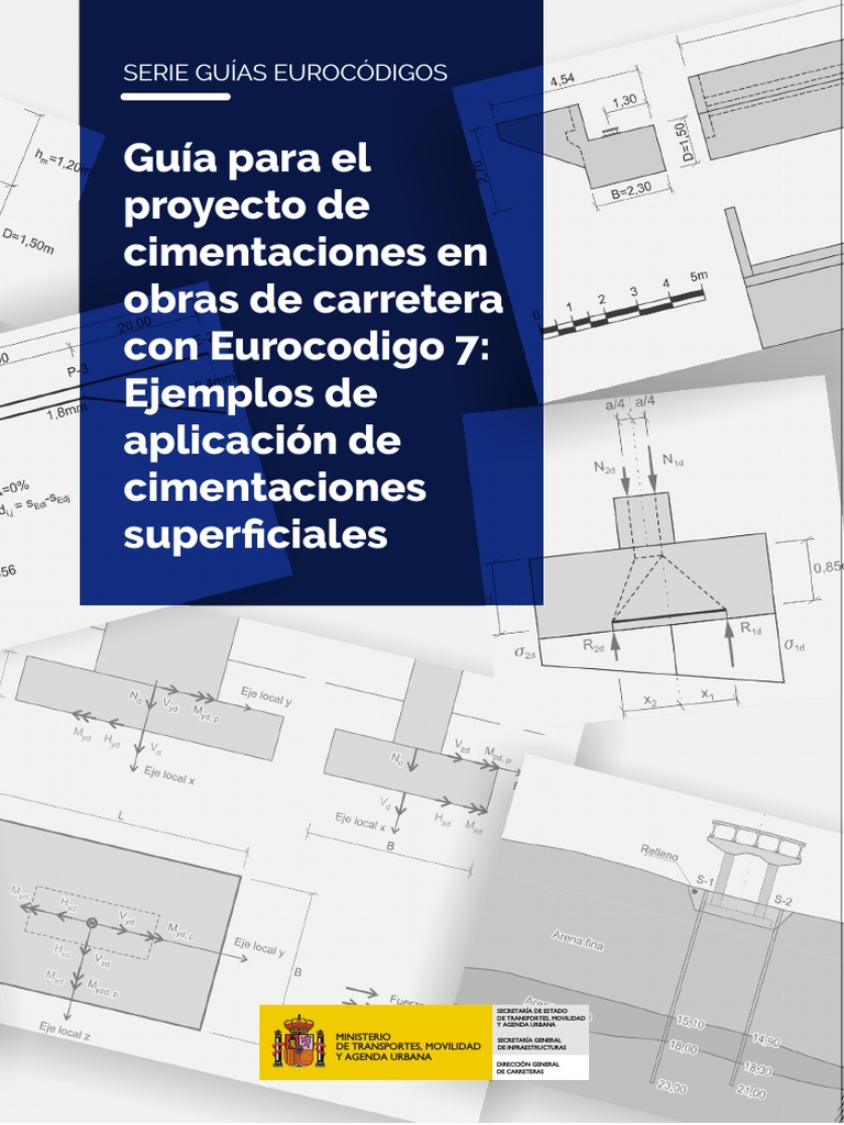 Cimentaciones en Carreteras: Eurocódigo 7 | PDF | Fundación (Ingeniería) | España
