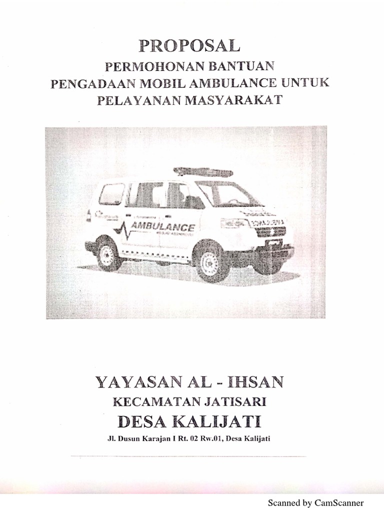 Proposal Ambulance | PDF