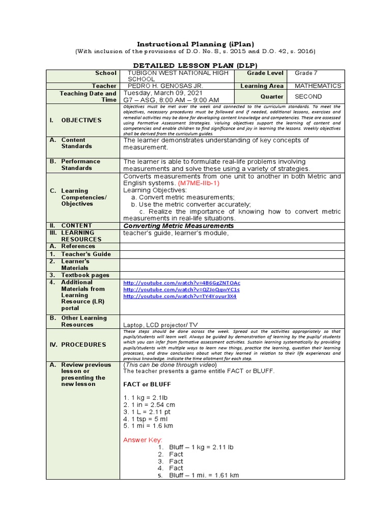 AutoRecovery Save of iPLAN in Math 7 For Demostration Teaching - Asd ...