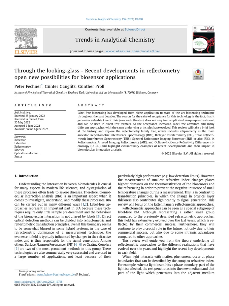 Through The Looking Glass Recent Developments in Ref 2022 TrAC Trends ...