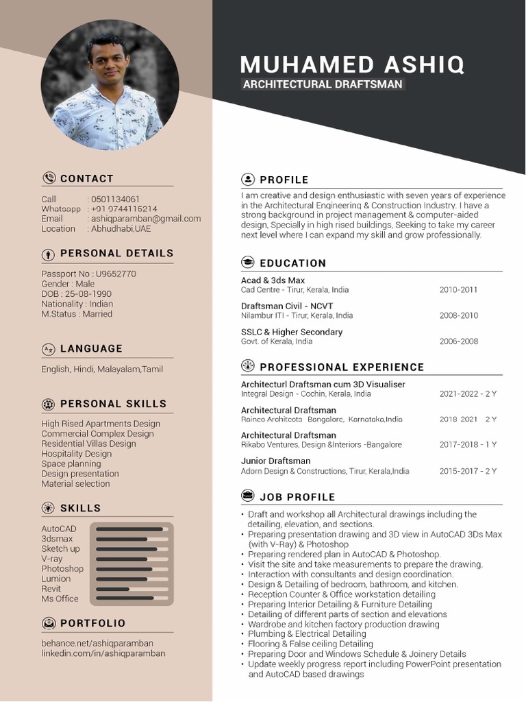 Architectural Draftsman | PDF