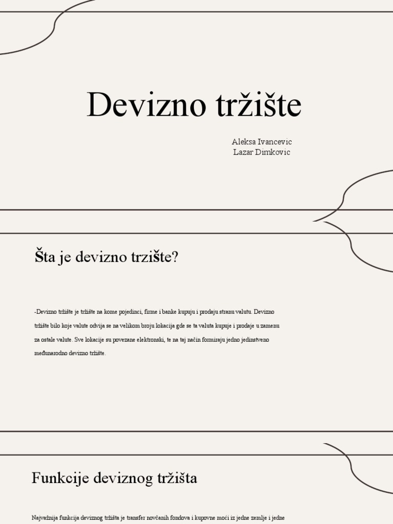 Devizno Trziste | PDF