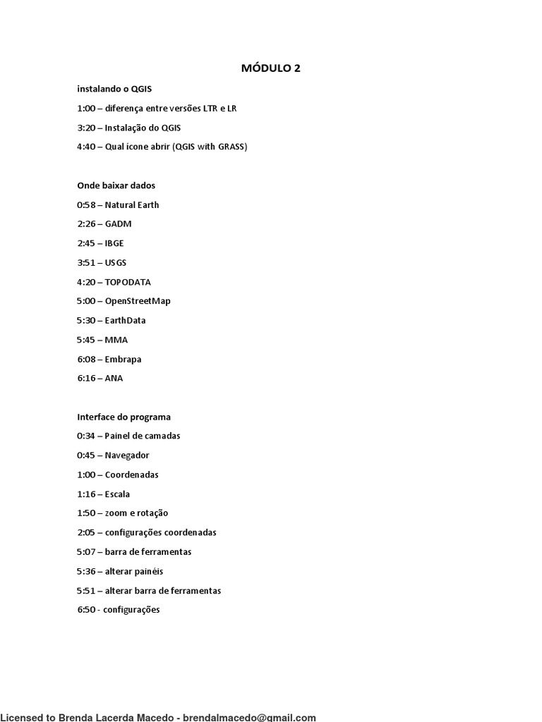 Índice Das Aulas PDF | PDF | Auto Cad | Informática