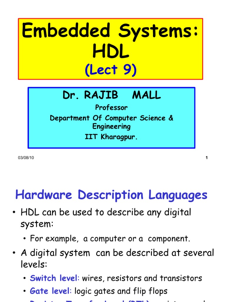 Verilog | Download Free PDF | Hardware Description Language | Vhdl