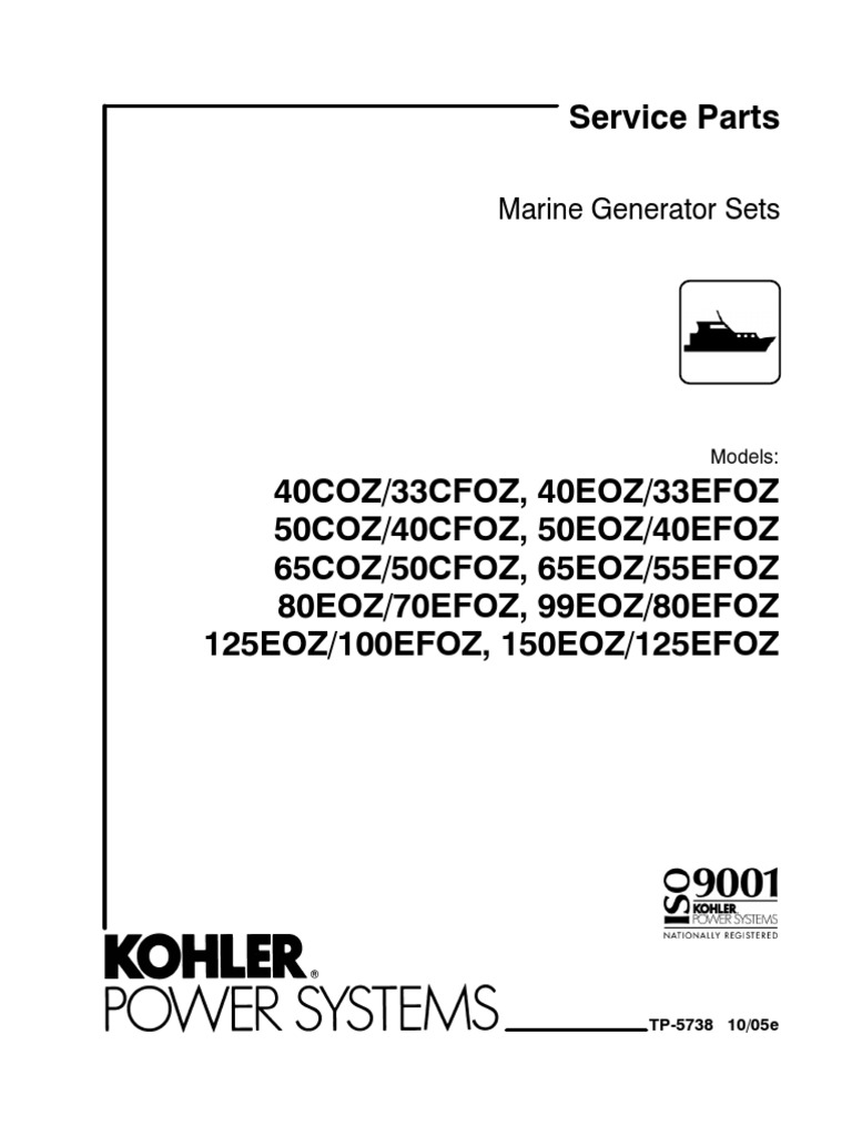 TP5738.PDF Kolher 50 KW PDF | PDF | Internal Combustion Engine | Fuel ...