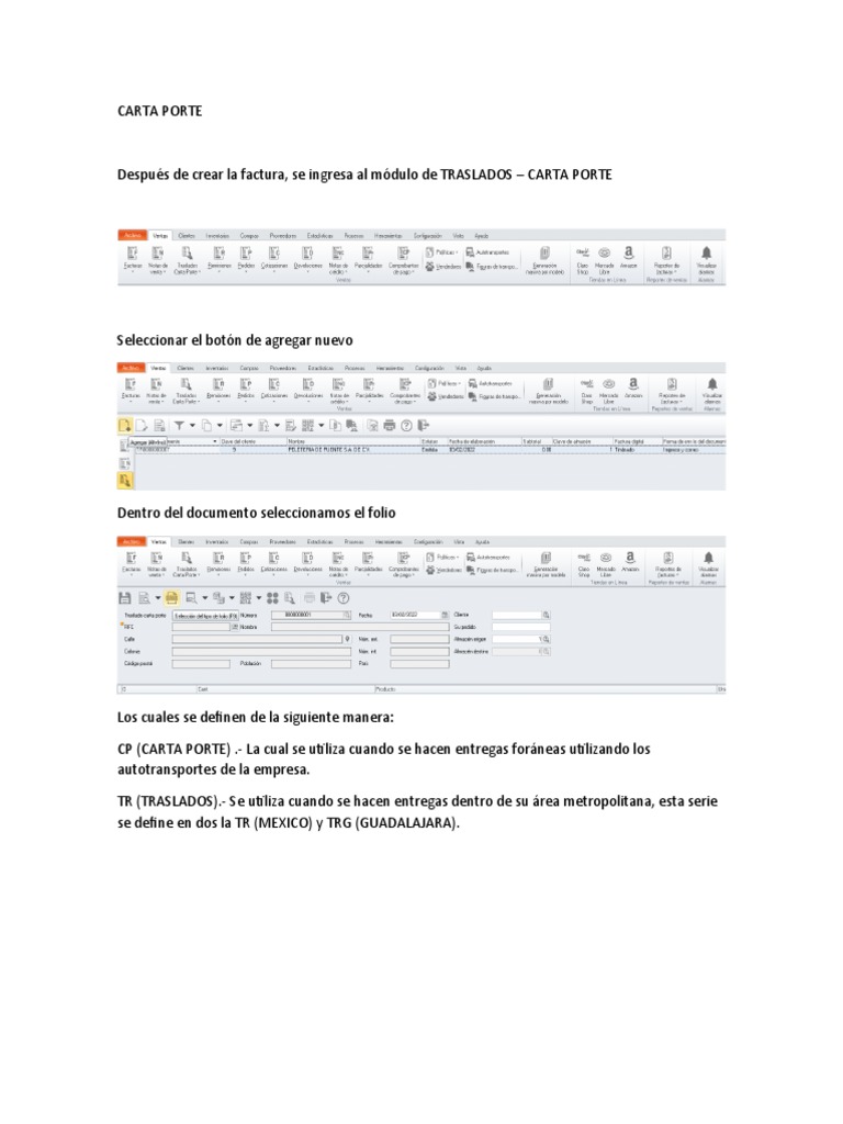 Cómo crear una carta porte efectiva | PDF | Informática