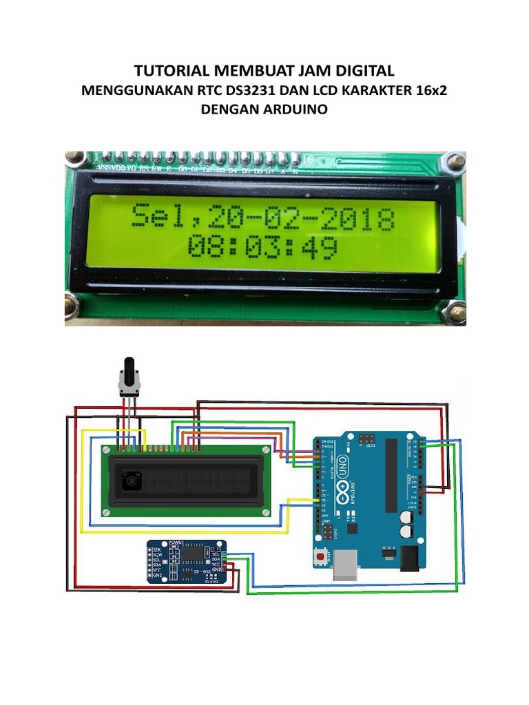 Jam Digital Arduino | PDF | Komputer